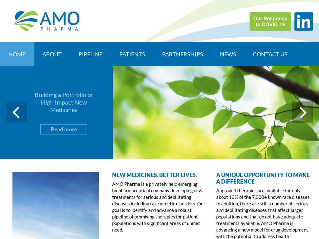 AMO Pharma - Pharma Journal