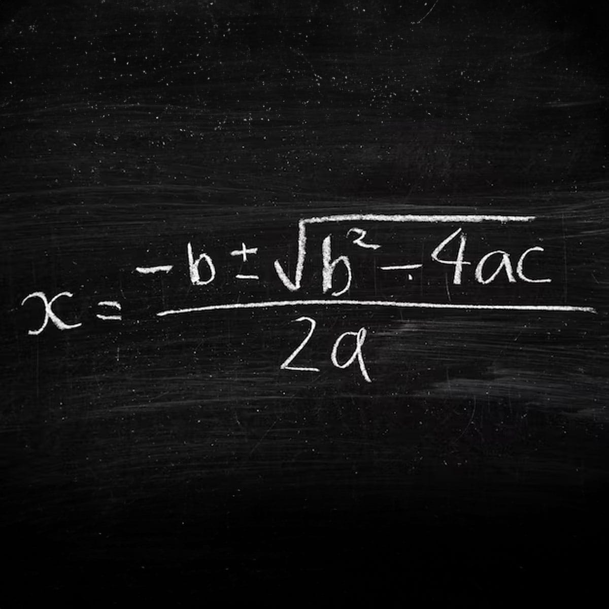 What is the quadratic formula used for in real-world maths?